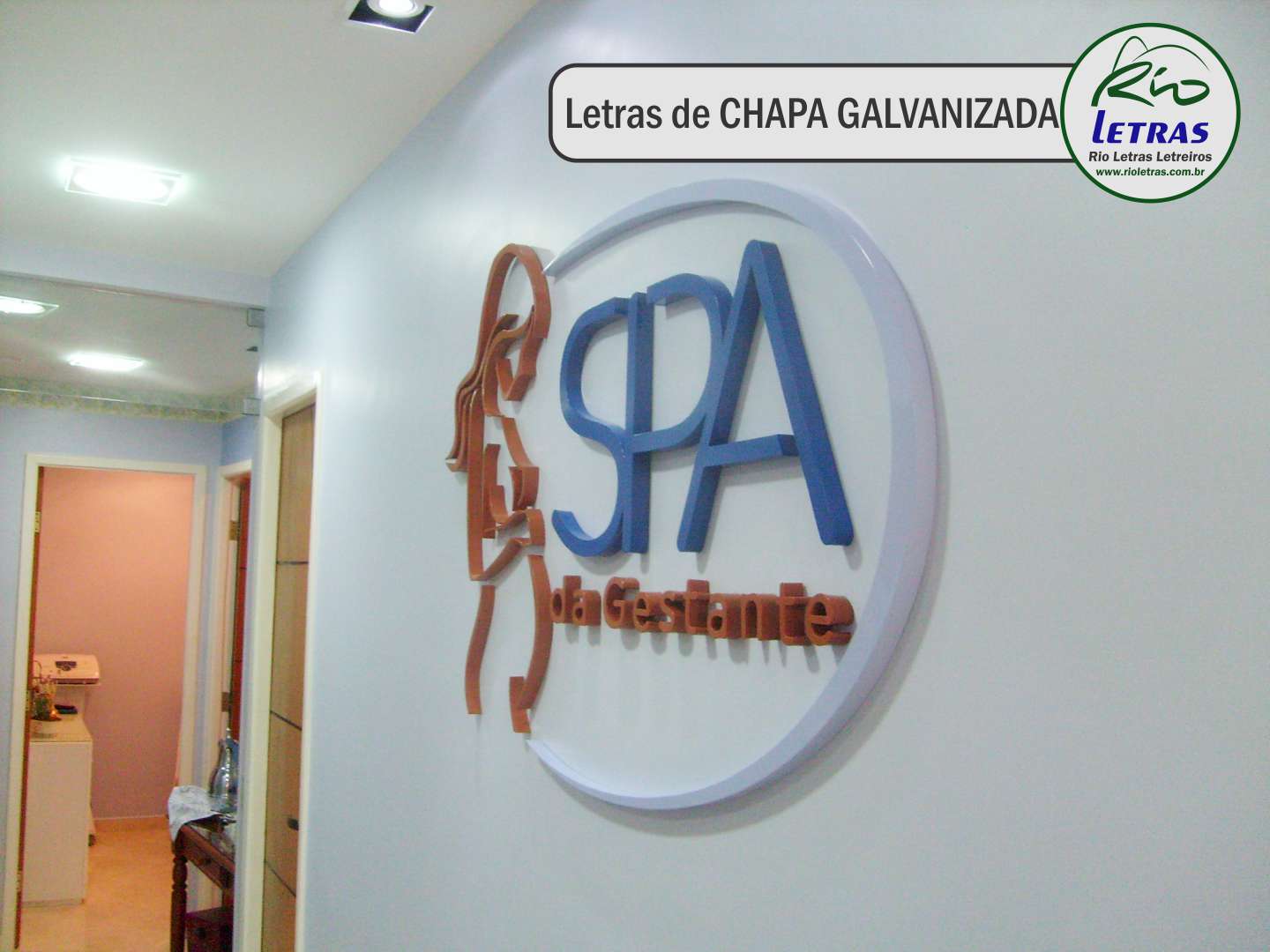 Letras de Chapa Galvanizada RJ | Letras de Chapa Pintada